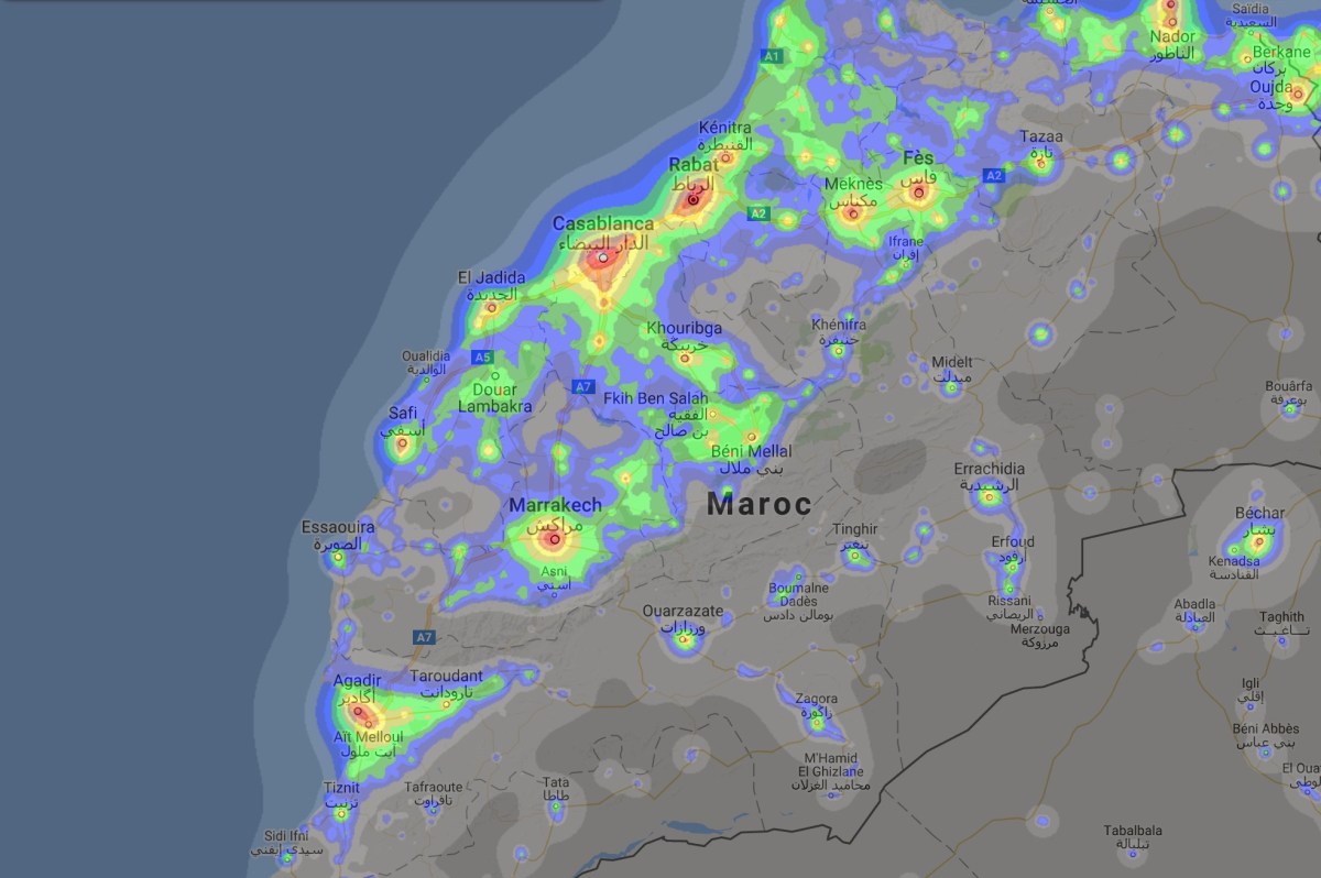 A reserve of dark sky of the Oukaimeden observatory in Morocco – Africa ...